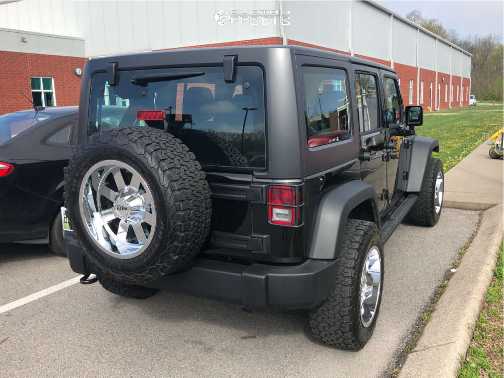 2018 Jeep Wrangler JK with 18x10 -24 Moto Metal Mo962 and 285/60R18 ...