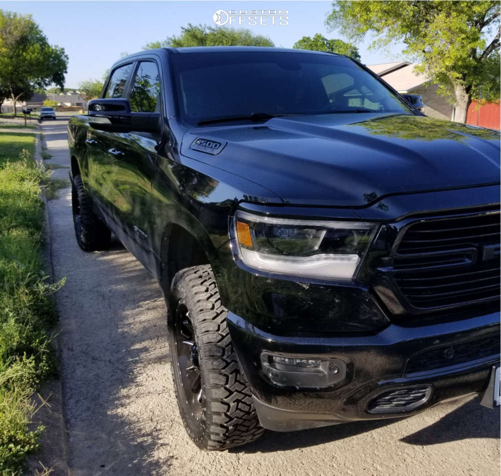 2019 Ram 1500 with 20x9 -12 Vision Bomb and 33/12.5R20 Fury Offroad ...