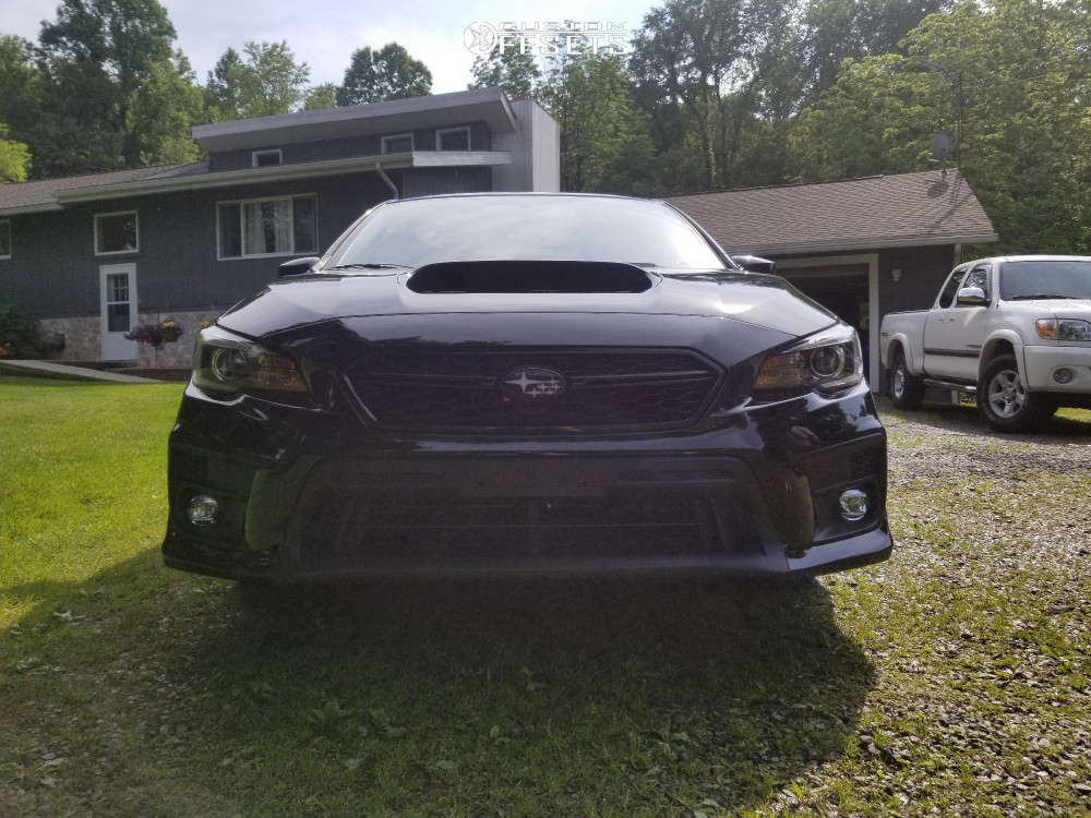 2019 Subaru WRX with 18x8.5 30 ESR SR08 and 245/30R18 Dunlop Sp Sport ...