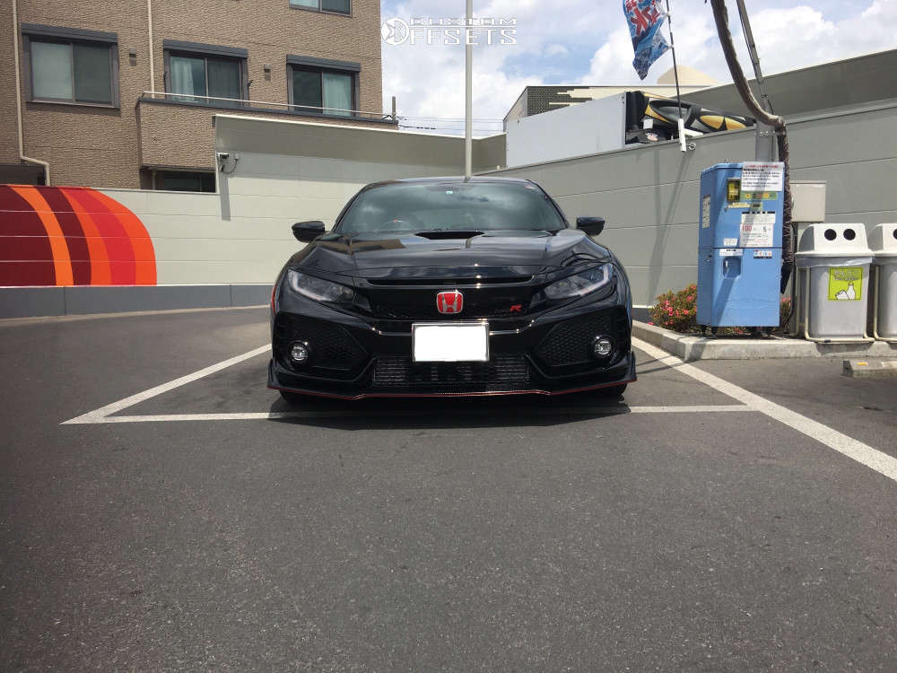 2018 Honda Civic Wheel Offset Nearly Flush Stock | 702314 | Custom Offsets