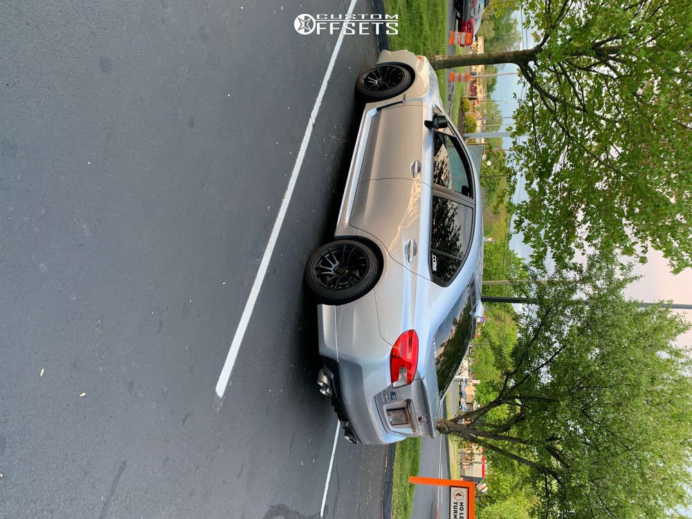 2018 Subaru WRX with 17x9 35 AVID1 AV20 and 235/45R17 Dunlop Sp Sport ...