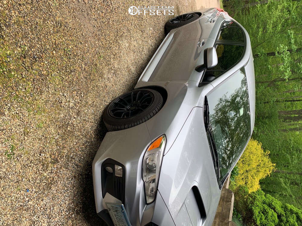 2018 Subaru WRX with 17x9 35 AVID1 AV20 and 235/45R17 Dunlop Sp Sport ...
