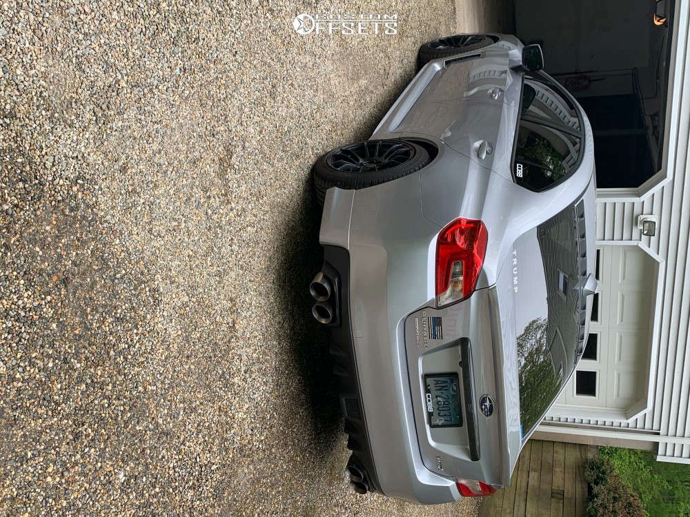 2018 Subaru WRX with 17x9 35 AVID1 AV20 and 235/45R17 Dunlop Sp Sport ...