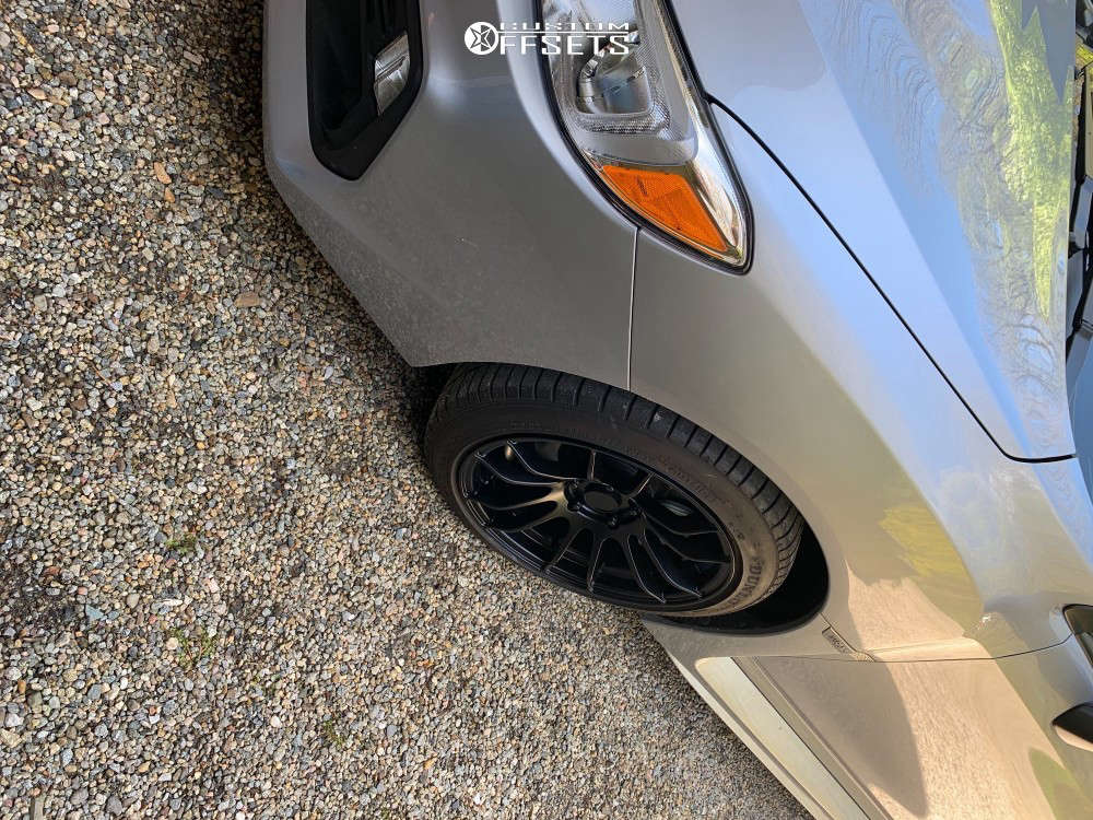 2018 Subaru WRX with 17x9 35 AVID1 AV20 and 235/45R17 Dunlop Sp Sport ...