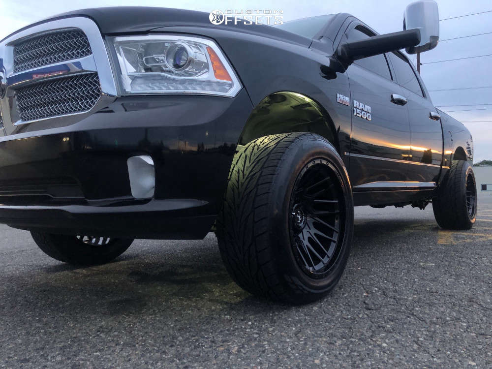 2015 Ram 1500 with 20x12 -44 Motiv Offroad Mutant and 305/50R20 Toyo ...