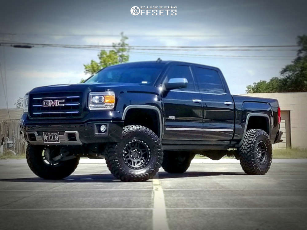 2015 GMC Sierra 1500 with 17x9 -12 Method Mr312 and 35/12.5R17 Toyo ...