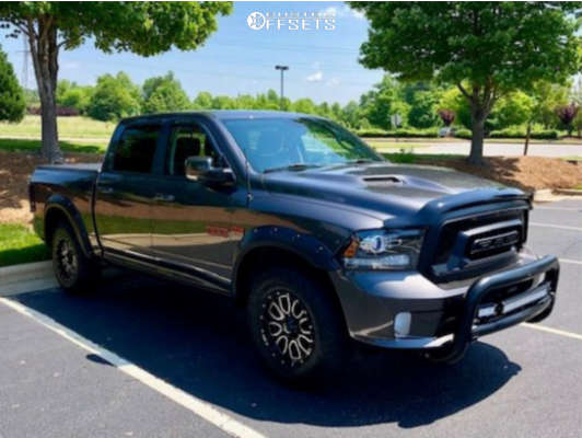 2016 Ram 1500 with 18x9 18 Helo He879 and 275/70R18 BFGoodrich All ...