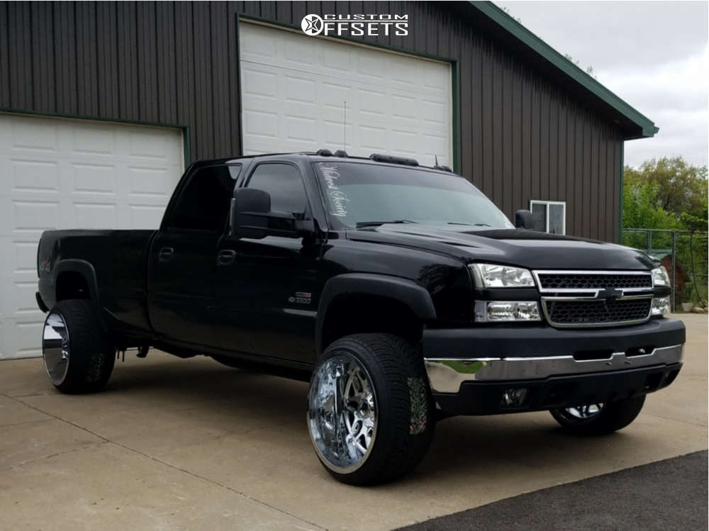 2005 Chevrolet Silverado 3500 with 24x14 -76 RBP 73r and 305/35R24 ...