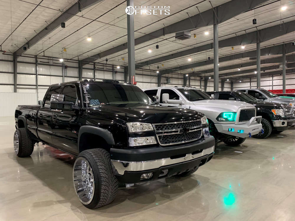 2005 Chevrolet Silverado 3500 with 24x14 -76 RBP 73r and 305/35R24 ...