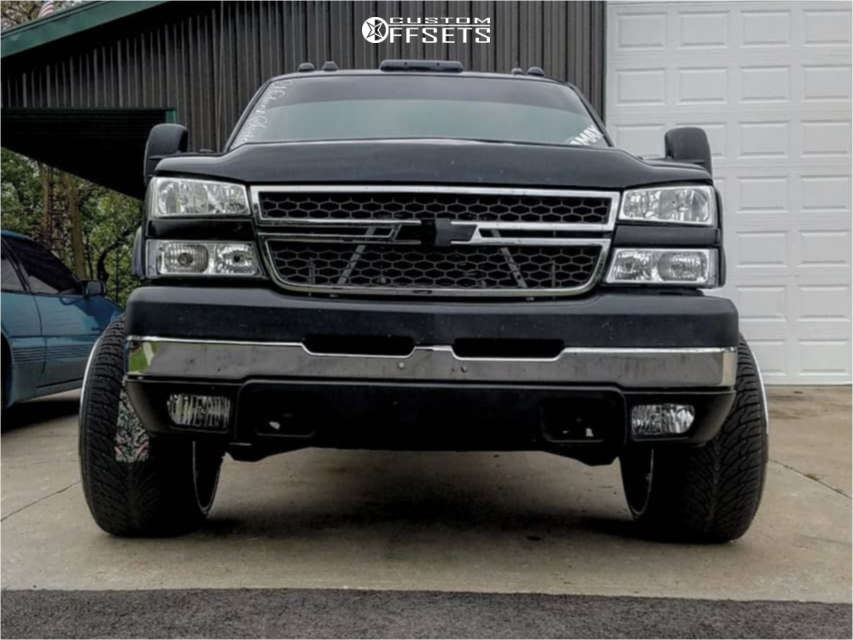 2005 Chevrolet Silverado 3500 with 24x14 -76 RBP 73r and 305/35R24 ...