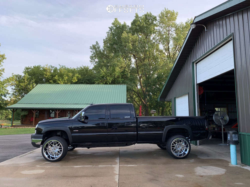 2005 Chevrolet Silverado 3500 with 24x14 -76 RBP 73r and 305/35R24 ...