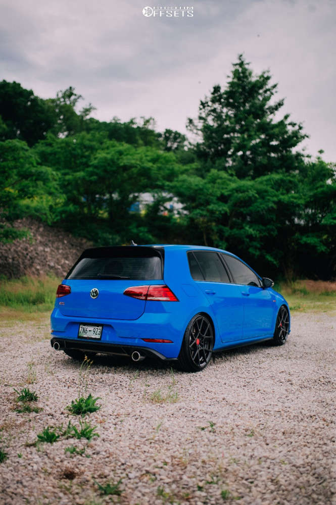 2019 Volkswagen GTI with 19x8.5 45 Rotiform Kps and 225/35R19 Nankang ...