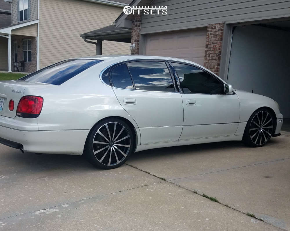 2004 Lexus GS300 with 20x7.5 40 MSR 042 and 225/35R20 Lexani Lx-seven ...