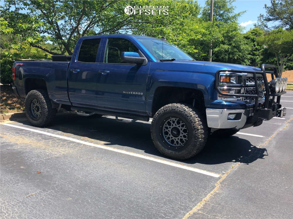 2015 Chevrolet Silverado 1500 with 18x9 -12 Vision Rocker and 35/12 ...