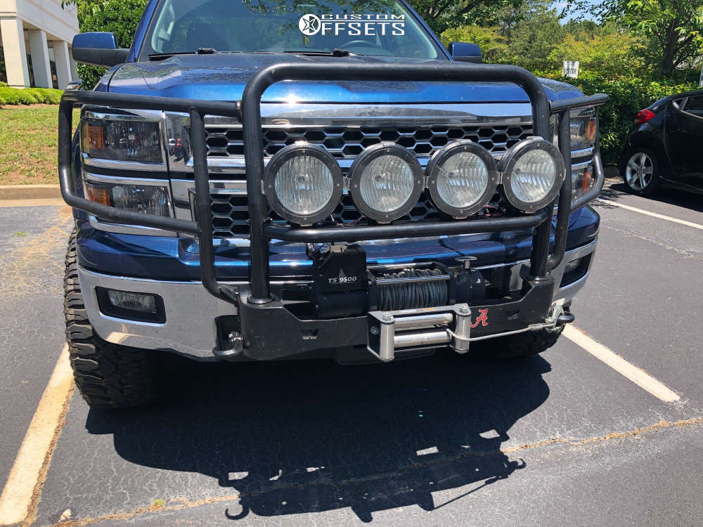 2015 Chevrolet Silverado 1500 with 18x9 -12 Vision Rocker and 35/12 ...