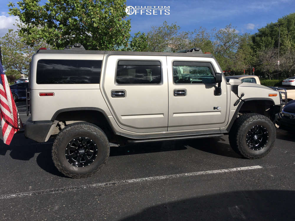 2003 Hummer H2 with 17x10 -24 Moto Metal Mo962 and 315/70R17 BFGoodrich ...