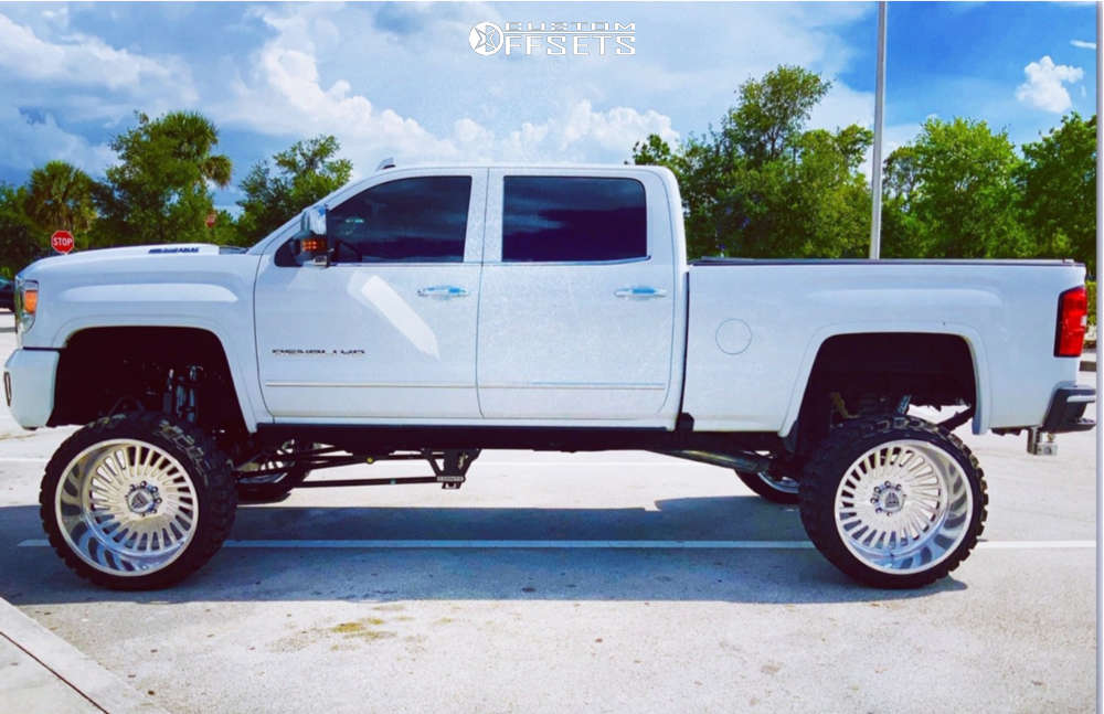 2017 GMC Sierra 2500 HD with 26x14 -76 Specialty Forged Sf021 and 37/13.5R26 Gladiator Xcomp Mt ...