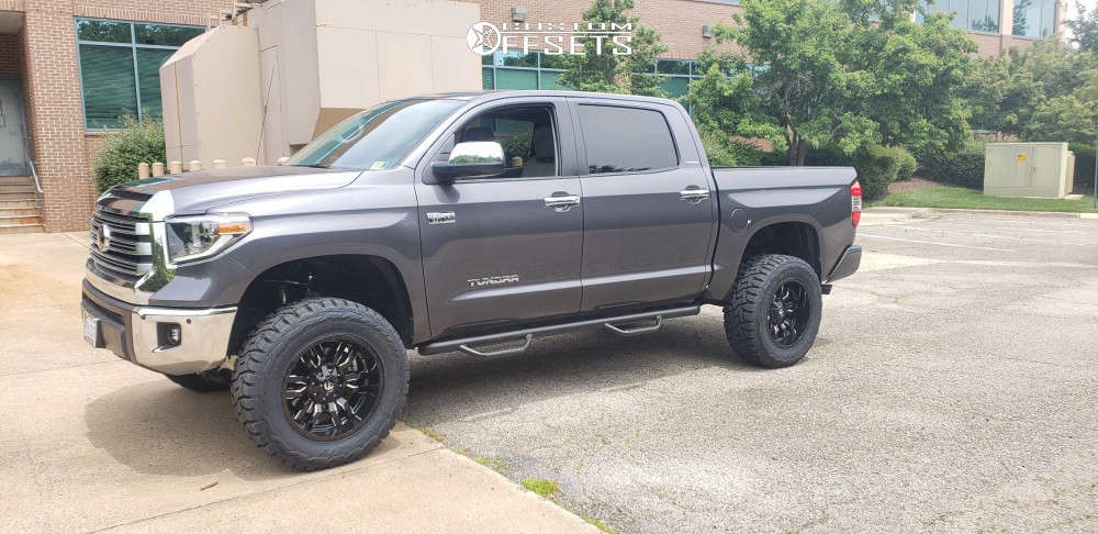 2018 Toyota Tundra with 20x10 -18 Fuel Sledge and 35/12.5R20 Toyo Tires ...