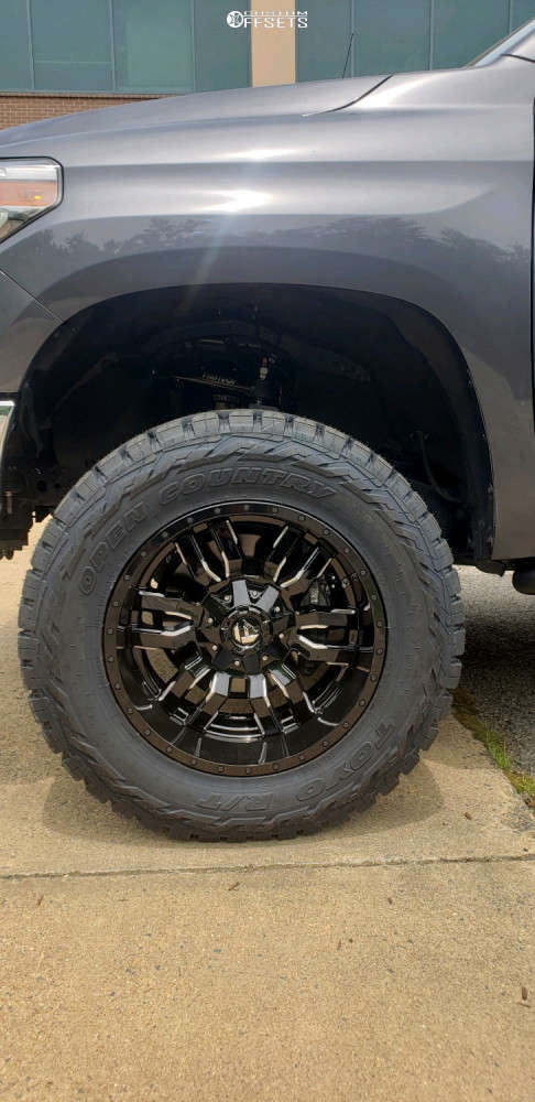 2018 Toyota Tundra with 20x10 -18 Fuel Sledge and 35/12.5R20 Toyo Tires ...