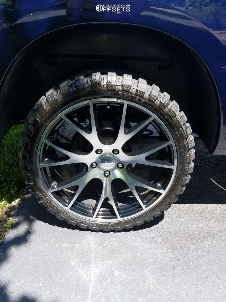 2014 Ram 1500 with 24x10 25 Factory Reproductions Fr70 and 33/12.5R24 ...