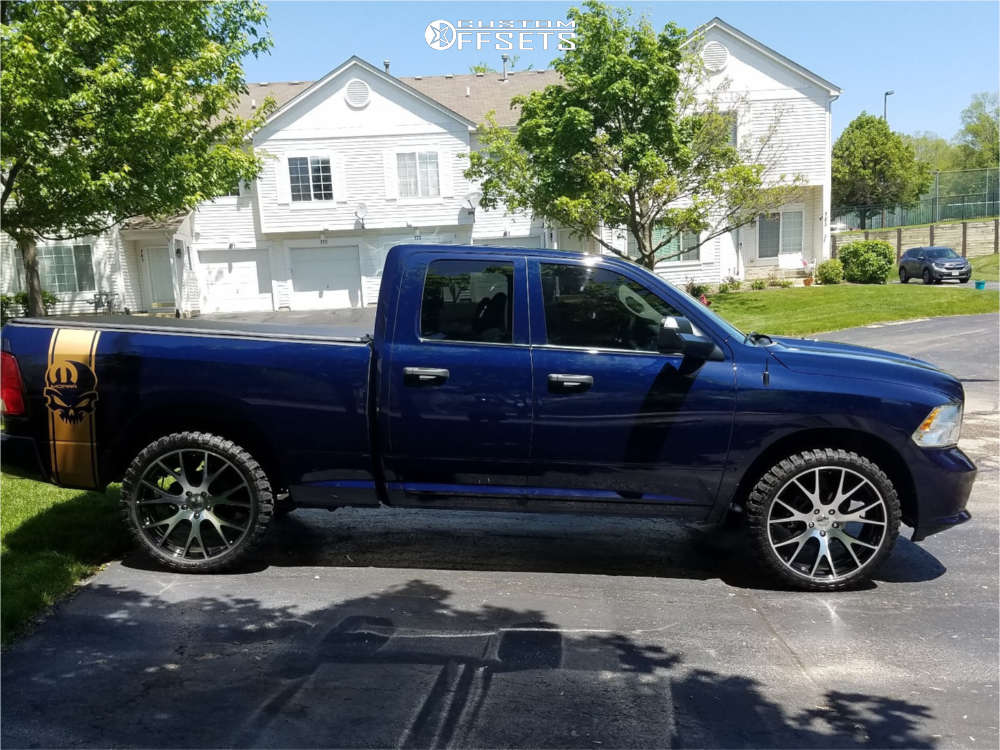 2014 Ram 1500 with 24x10 25 Factory Reproductions Fr70 and 33/12.5R24 ...