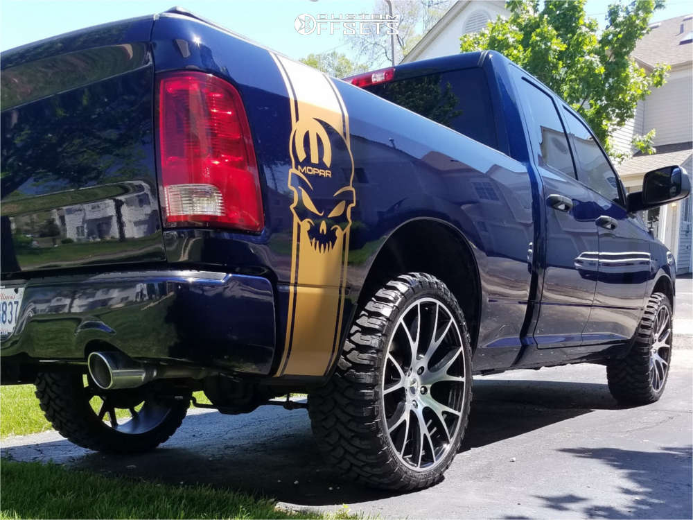 2014 Ram 1500 with 24x10 25 Factory Reproductions Fr70 and 33/12.5R24 ...