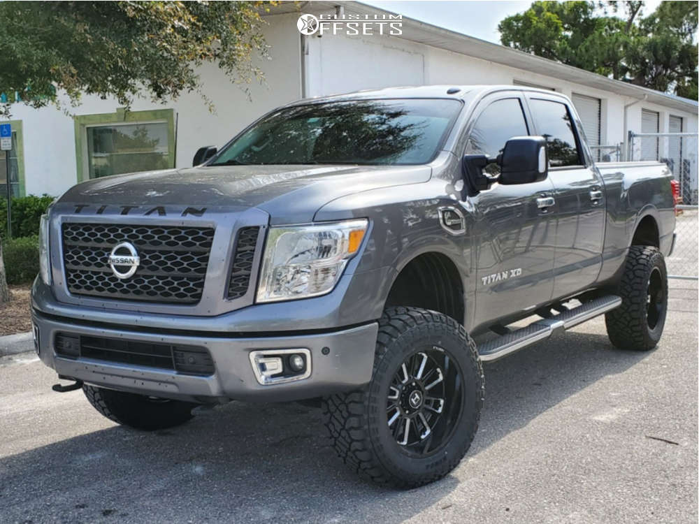 2016 Nissan Titan XD with 20x10 -19 Hostile Predator and 35/12.5R20 ...