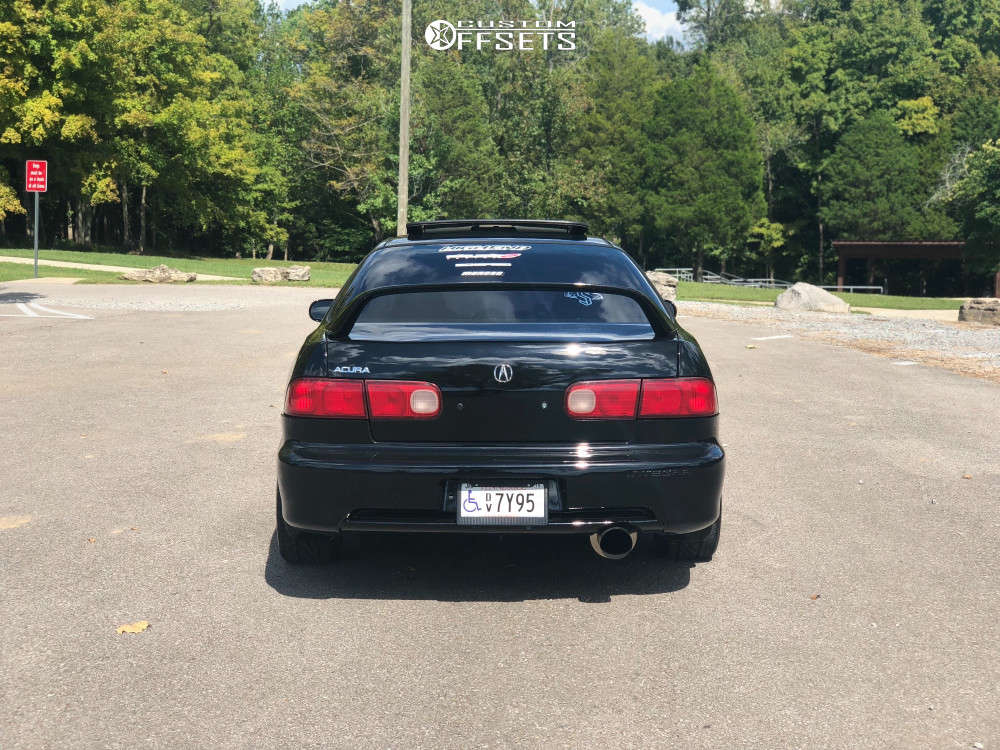 1998 Acura Integra with 15x8 20 Konig Tweaked and 225/60R15 Nitto Neo ...