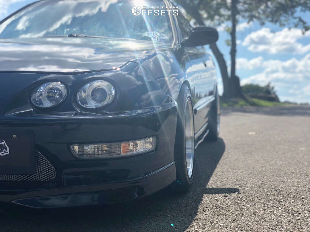 1998 Acura Integra with 15x8 20 Konig Tweaked and 225/60R15 Nitto Neo ...