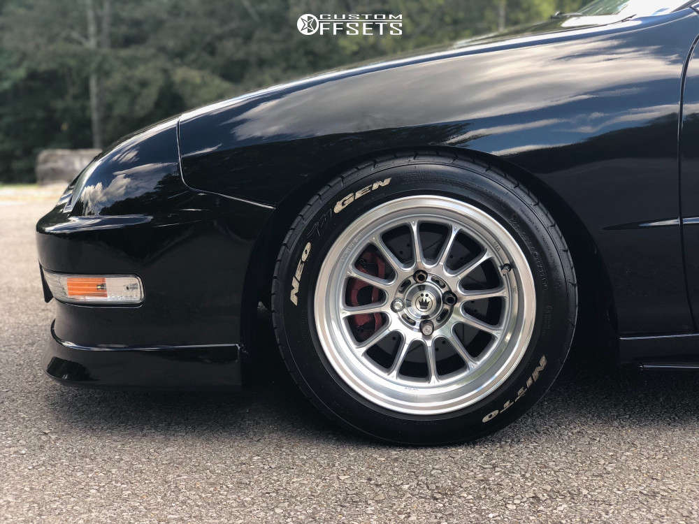 1998 Acura Integra with 15x8 20 Konig Tweaked and 225/60R15 Nitto Neo ...