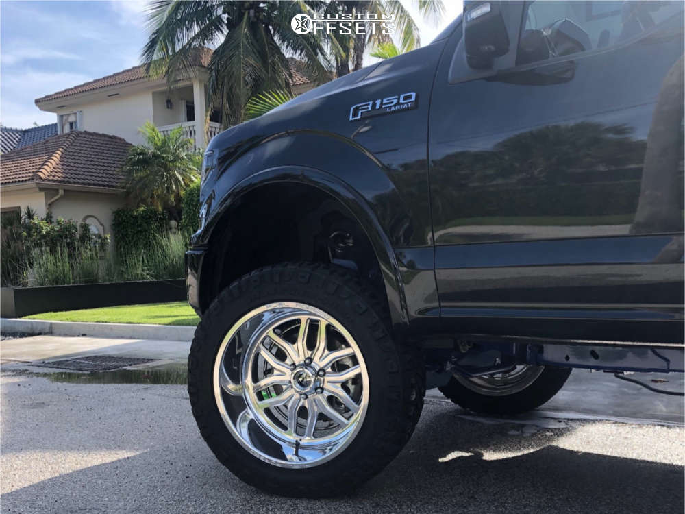 2018 Ford F-150 with 22x12 -51 Fuel Forged Ff66 and 35/12.5R22 Nitto ...