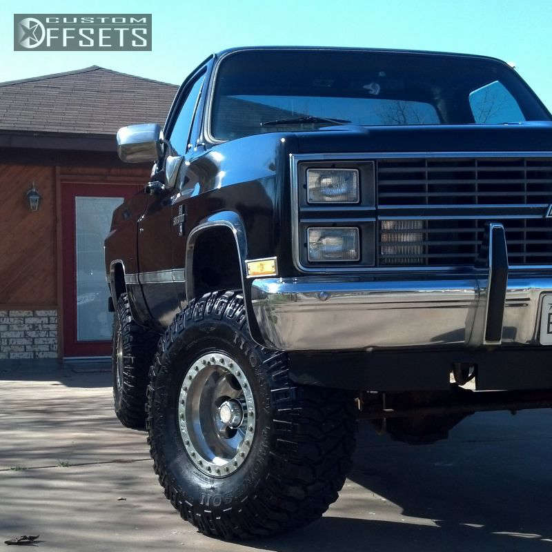 1983 Chevrolet K10 with 15x10.5 -48 Mickey Thompson Beadlock and 35/12 ...