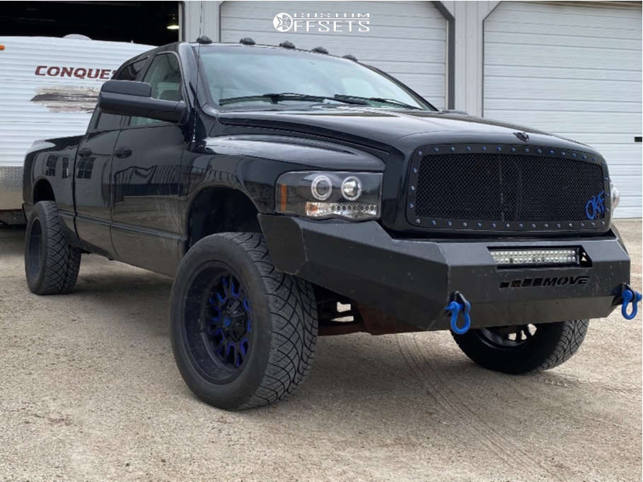 2004 Dodge Ram 1500 with 20x10 -18 Fuel Stroke and 305/50R20 Nitto ...
