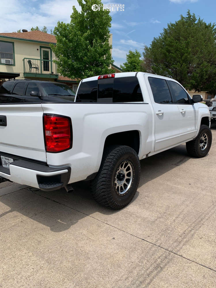 2018 Chevrolet Silverado 1500 with 18x9 18 Method Nv and 35/12.5R18 Atturo Trail Blade Xt and ...