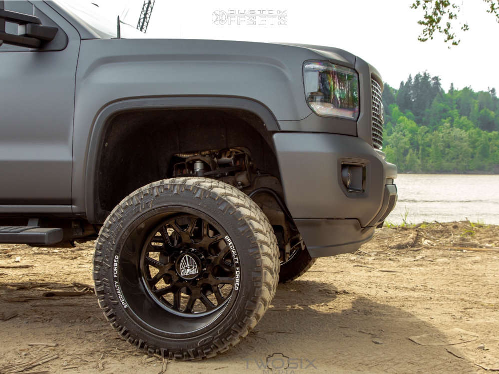 2015 GMC Sierra 3500 HD with 22x14 -76 Specialty Forged Sf009 and 355 ...