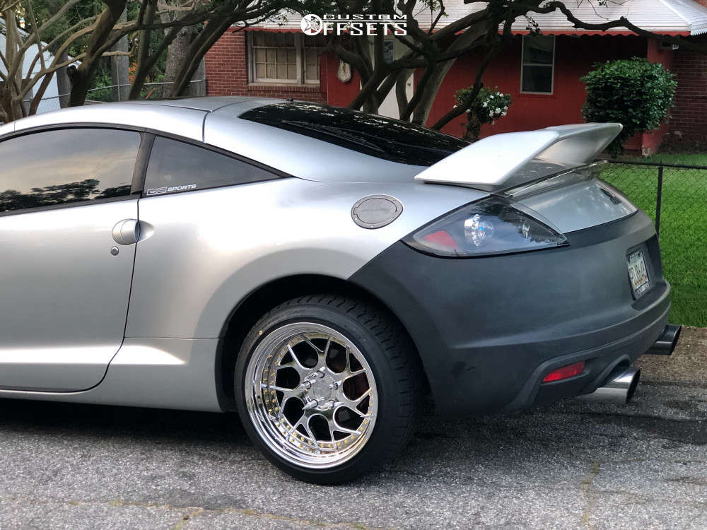 2006 Mitsubishi Eclipse with 18x9.5 22 Aodhan Ds01 and 235/40R18 Falken ...