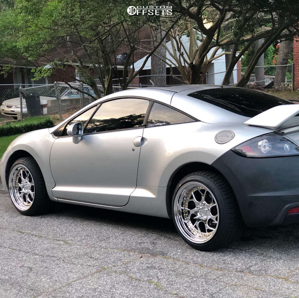 2006 Mitsubishi Eclipse with 18x9.5 22 Aodhan Ds01 and 235/40R18 Falken ...