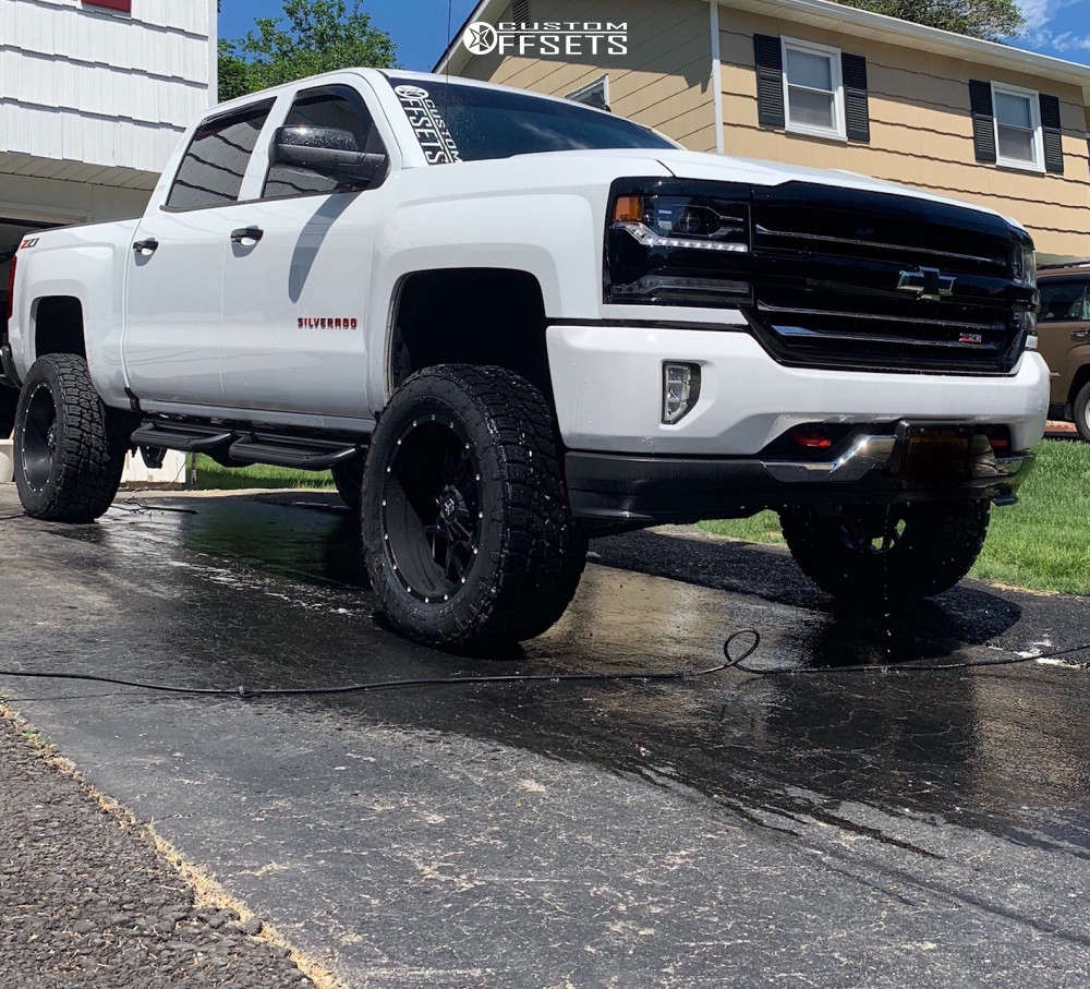 2018 Chevrolet Silverado 1500 with 20x10 -19 Dropstars 645B and 305 ...