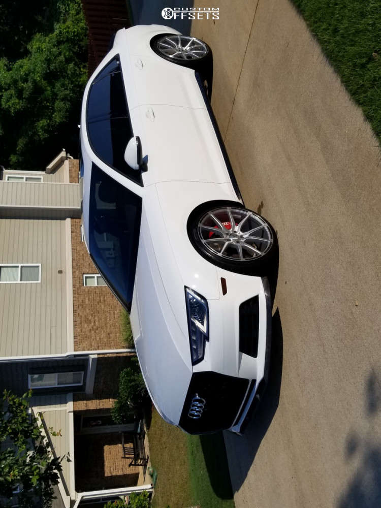 2017 Audi A4 with 20x9 35 Asanti Black Abl-13 and 245/30R20 Ohtsu ...