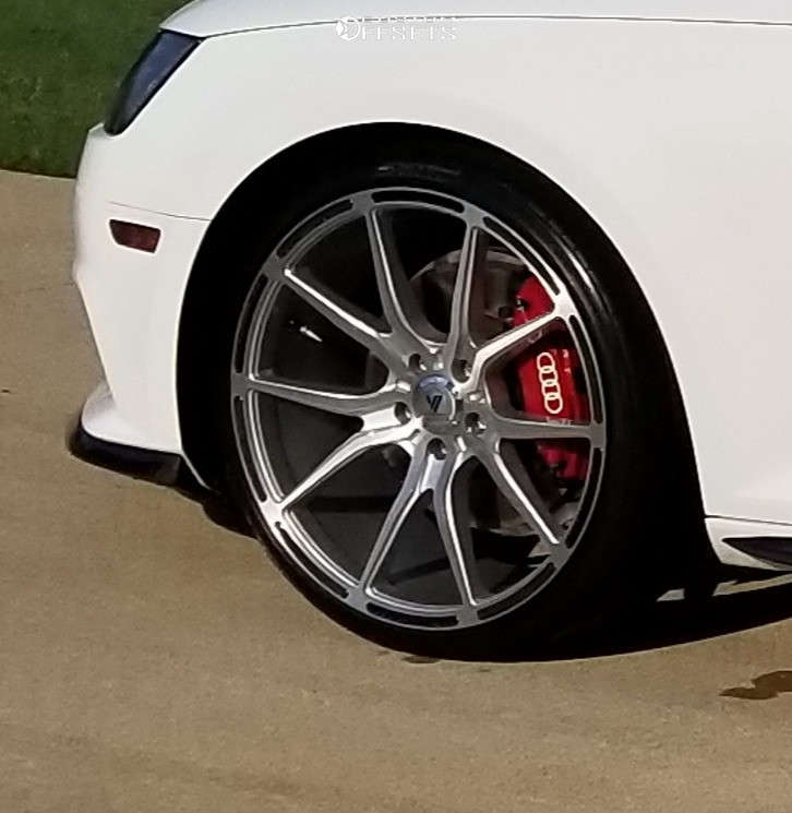 2017 Audi A4 with 20x9 35 Asanti Black Abl-13 and 245/30R20 Ohtsu ...