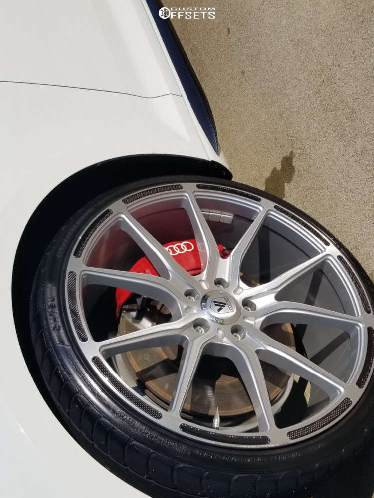 2017 Audi A4 with 20x9 35 Asanti Black Abl-13 and 245/30R20 Ohtsu ...