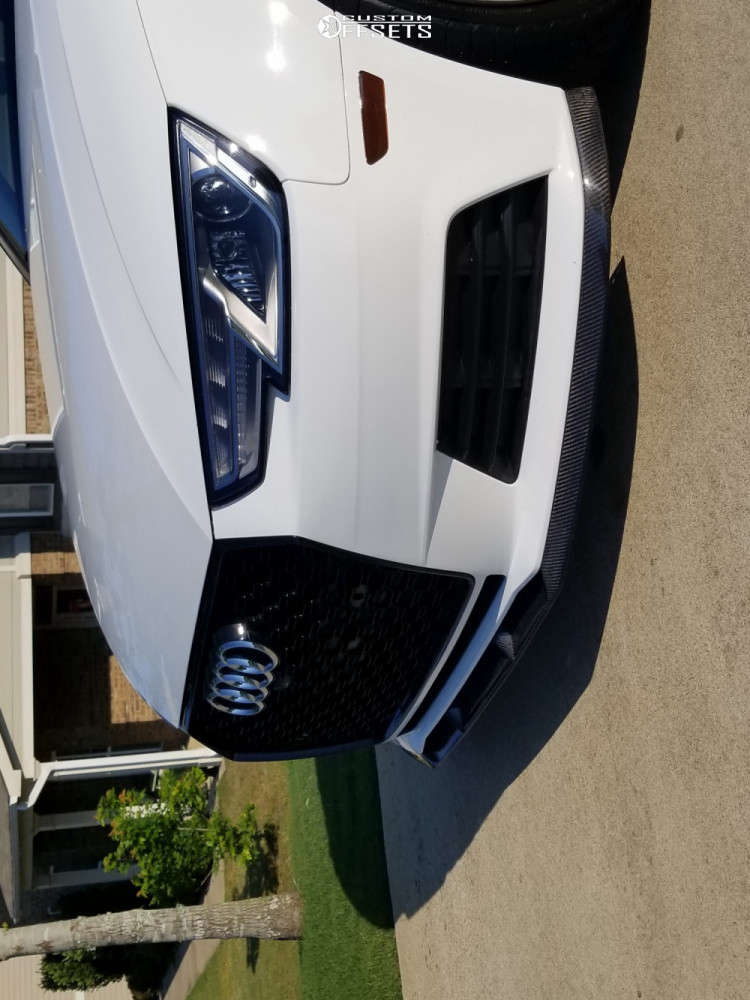 2017 Audi A4 with 20x9 35 Asanti Black Abl-13 and 245/30R20 Ohtsu ...