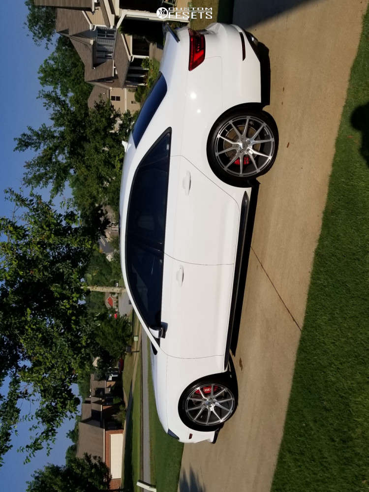 2017 Audi A4 with 20x9 35 Asanti Black Abl-13 and 245/30R20 Ohtsu ...