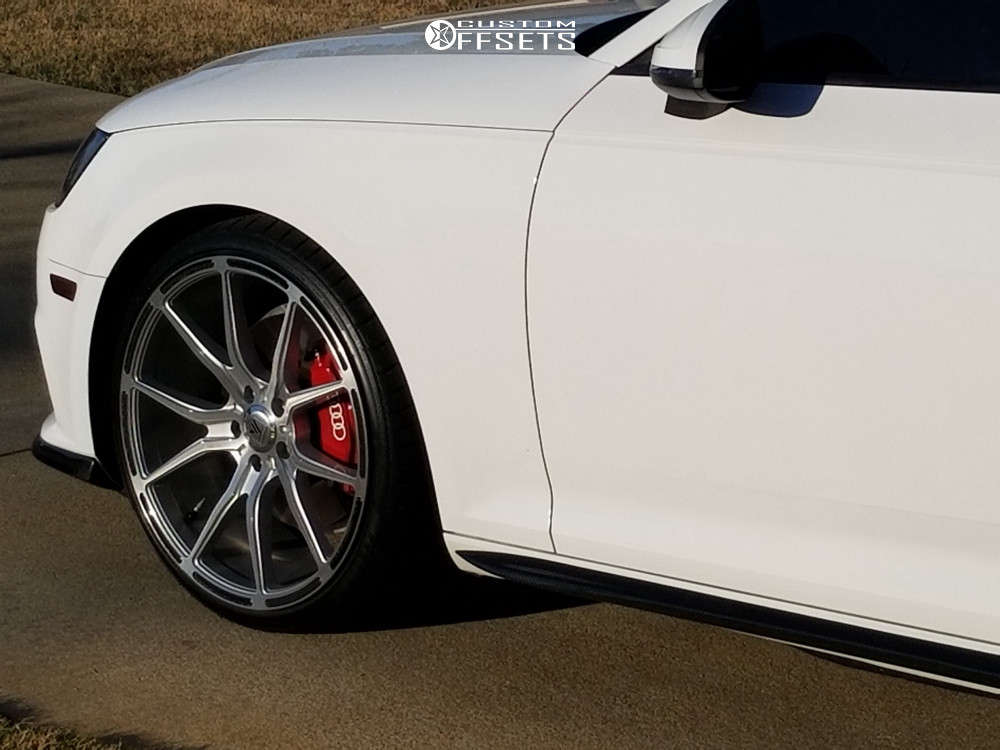 2017 Audi A4 with 20x9 35 Asanti Black Abl-13 and 245/30R20 Ohtsu ...