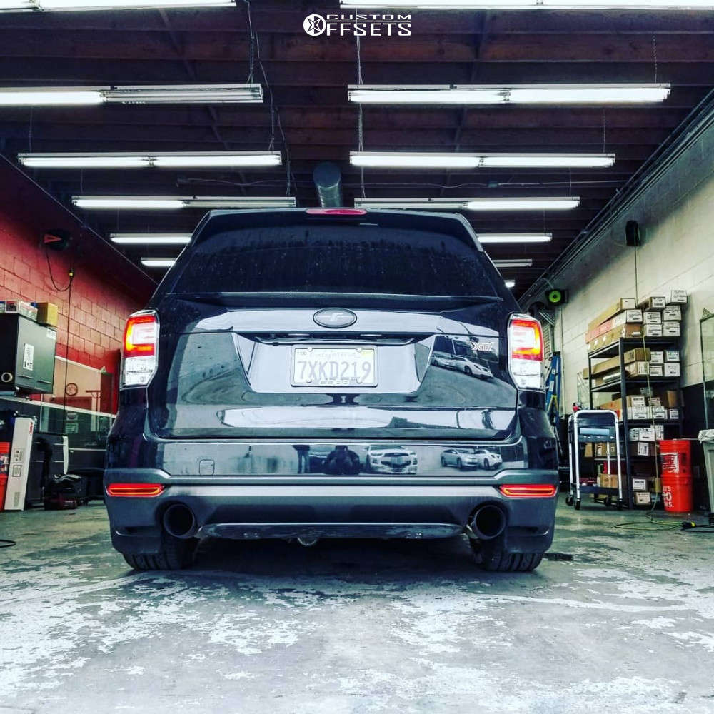 2017 Subaru Forester with 18x9.5 35 Rays Engineering 57cr and 255/45R18 ...