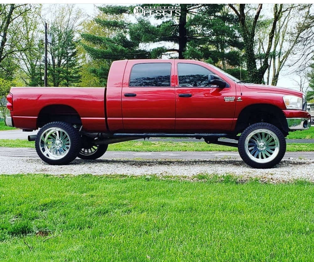2008 Dodge Ram 2500 with 24x14 -73 American Force Octane and 325/40R24 ...