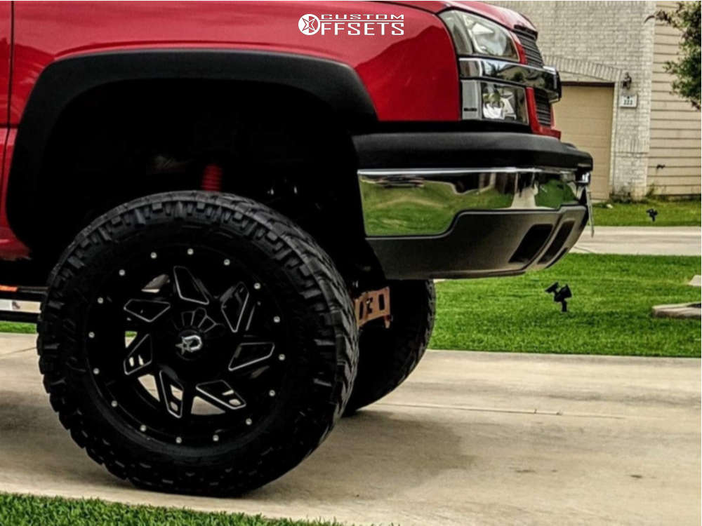 2004 Chevrolet Silverado 2500 with 20x10 -25 Dropstars 652bm and 295 ...