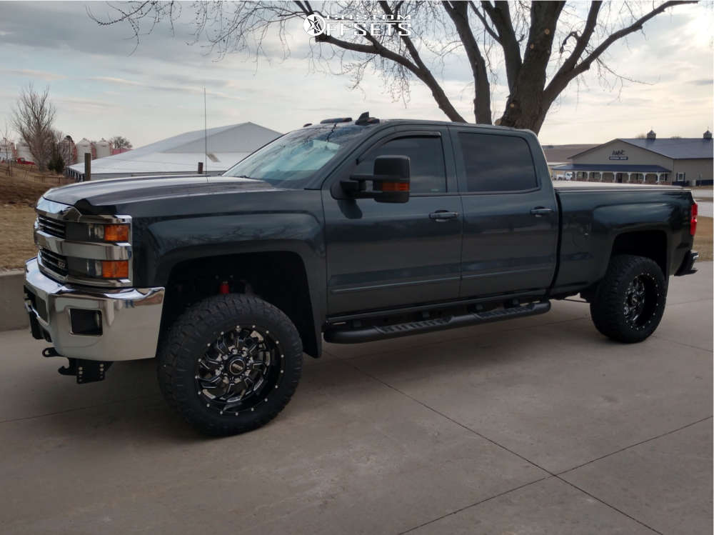 2017 Chevrolet Silverado 2500 HD with 20x10 -24 Sota Scar and 295/55R20 ...