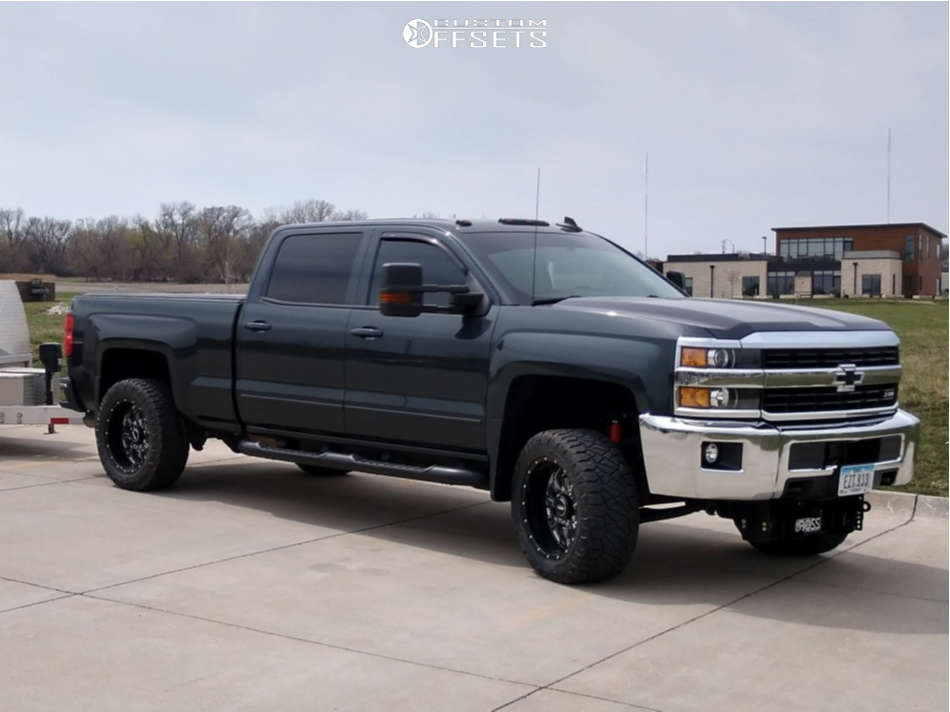 2017 Chevrolet Silverado 2500 HD with 20x10 -24 Sota Scar and 295/55R20 ...