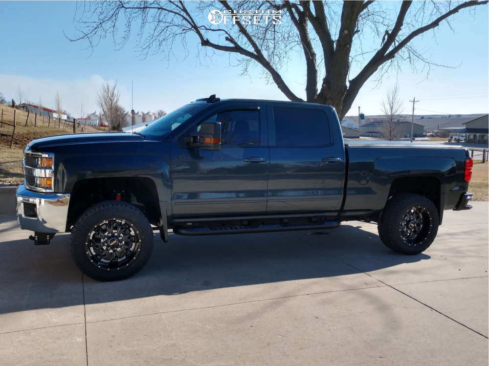 2017 Chevrolet Silverado 2500 HD with 20x10 -24 Sota Scar and 295/55R20 ...